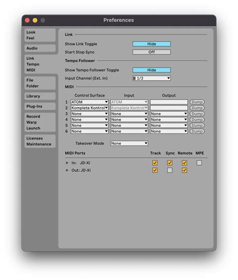 I Have An External Synth Jd Xi Sending Midi And Audio To Ableton Why