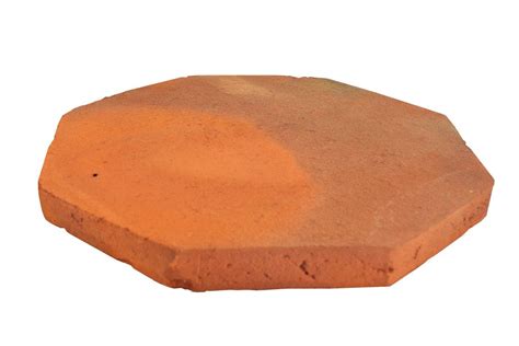 15cm Octagon Square 6 Handmade Terracotta Tile Company