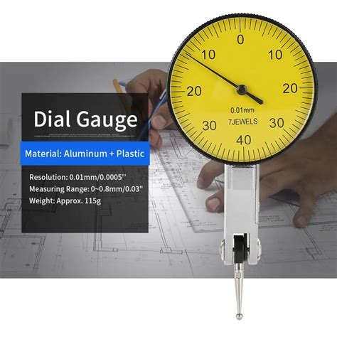 Accuracy 0 01mm Dial Indicator Dial Test Indicator Meter Tool Dial