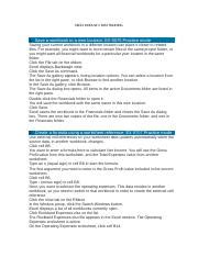 EXCEL MODULE 5 SAM TRAINING Docx EXCEL MODULE 5 SAM TRAINING 1 Save A Workbook To A New