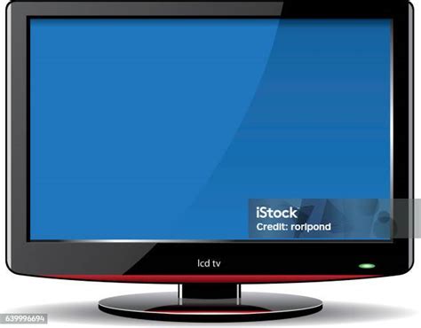 Monitor Lcd Ilustrasi Stok Unduh Gambar Sekarang Bentuk Cair