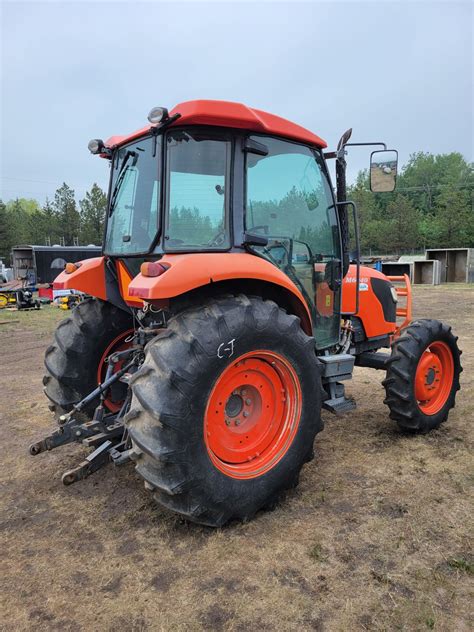 2007 Kubota M6040 64 Hp Fwa Tractor Cahr169x28 Rear Dual Hyd Pto