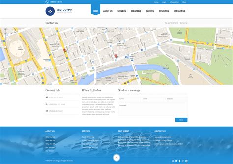 We Care Premium Medical Html Template By Premiumlayers Themeforest