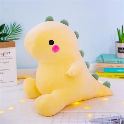 Kawaii Dinosaur Soft Plush Toy Rainbow Cabin