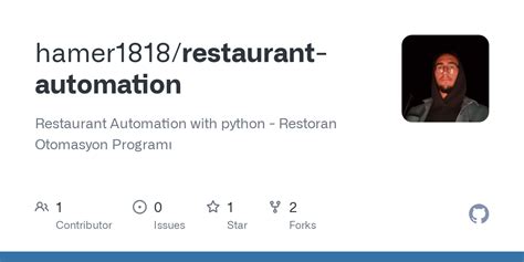 Restaurant Automationmainpy At Main · Hamer1818restaurant Automation · Github