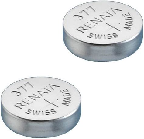 2 X Renata Watch Battery - Swiss Made - Silver Oxide Renata Batteries ...