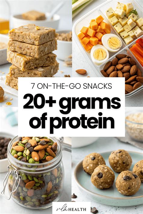 7 Homemade High Protein Snacks To Take On The Go 20g Protein Vlh