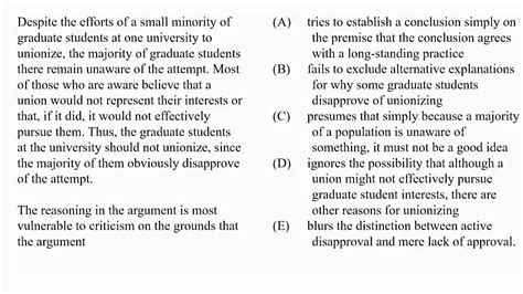 Best Lsat Necessary Assumption Practice Questions