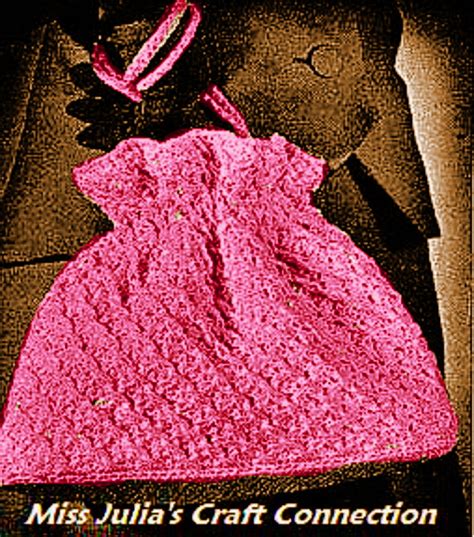 Miss Julias Patterns Free Pattern Vintage 1944 Draw String Bag 212