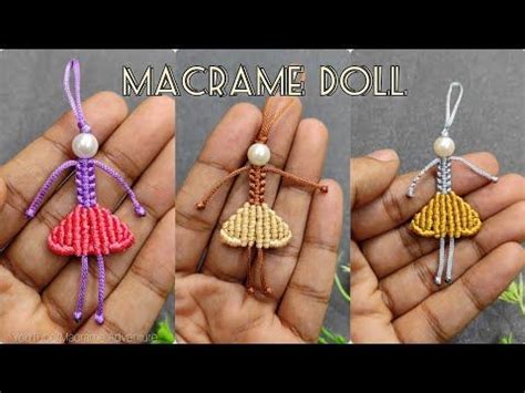 DIY Handmade Macrame Doll Diy Handmade Macrame Patterns Tutorials Macrame Jewelry Tutorial