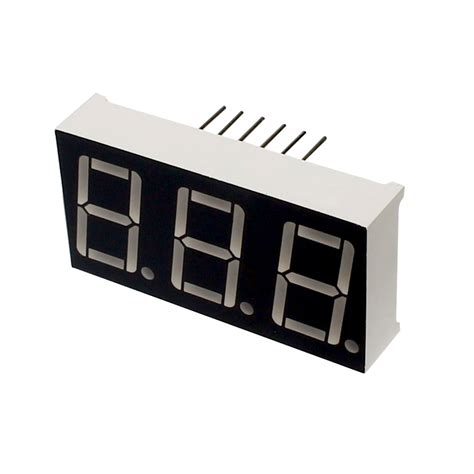 Display Led Triplo C Todo Vermelho Fluxus F Ah Eletrope As Comercial Eletr Nica Ltda