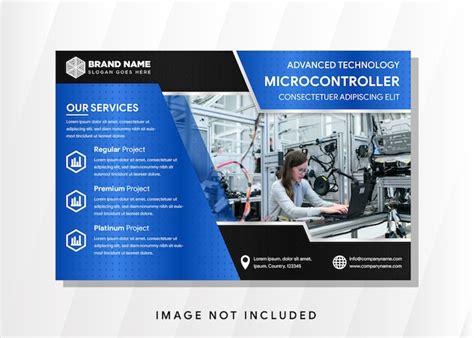 Premium Vector Abstract Horizontal Banner Light Blue And Black