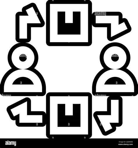 Circular Economy Dematerialization Icon Stock Vector Image And Art Alamy