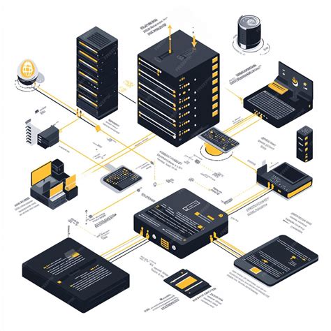 An Infographic Explaining How Web Hosting Works With Diagrams Of