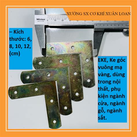 Ke Góc Vuông Chữ Lke Dẹteke Gắn Cửa Xuân Loan Nhiều Kích Cỡ Dùng