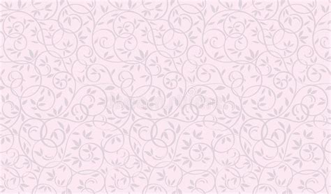 Horizontally And Vertically Repeatable Vector Seamless Floral Pattern Illustration Stock