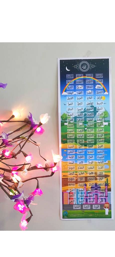 99 Names Of Allah Poster Earth Custodiansca