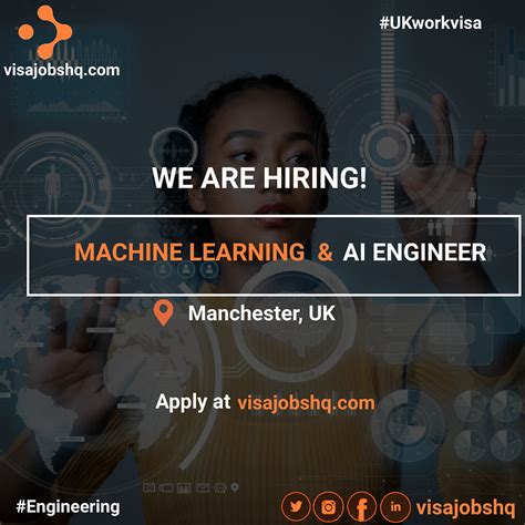 Machine Learning And Ai Engineer In Manchester Relocate To The Uk With Work Visa Sponsorship