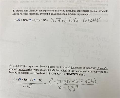 Solved N Replace The Variable N With The Number For Chegg Com