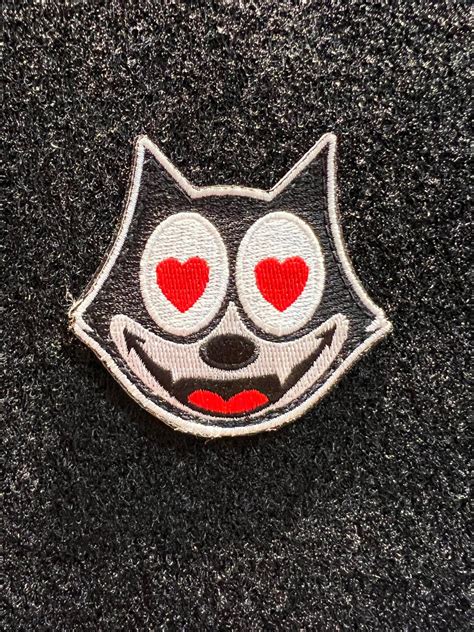 Felix The Cat In Love Etsy