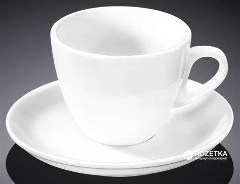 Чашка кавова з блюдцем Wilmax 75 мл Wl 993173 купити онлайн на Rozetka