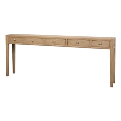 Long Narrow Console Table With Drawers Chairish