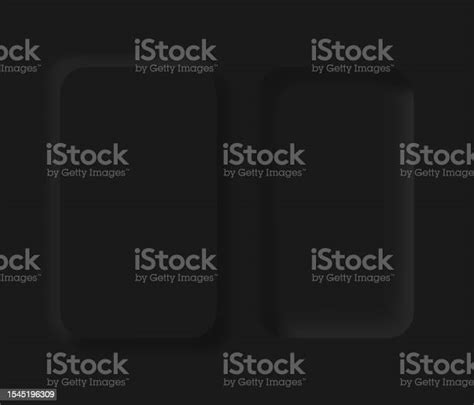 black button neumorphism design elements vector set button and element