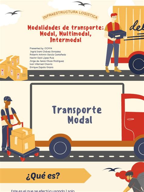 Transporte Modal Intermodal Y Multimodal Pdf Transporte Intermodal
