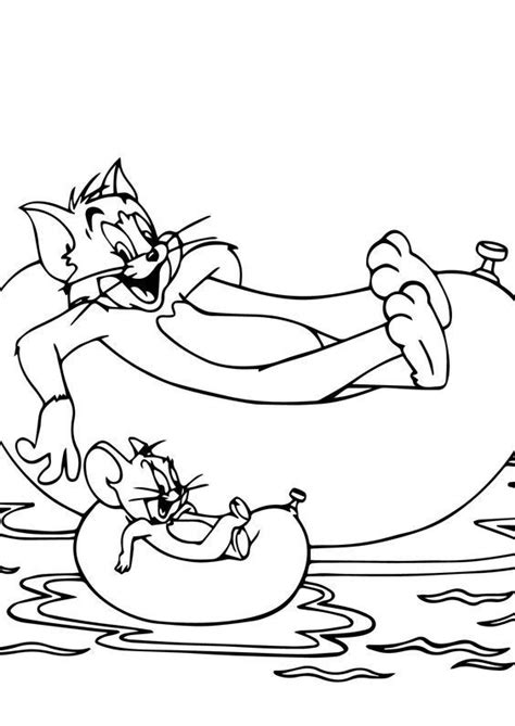 Khám Phá 20 Mẫu Tranh Tô Màu Tom Và Jerry Hot Nhất Hiện Nay
