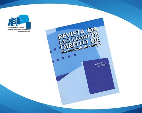 Fdsbc Confira Nova Edição Da Revista Da Direito São Bernardo