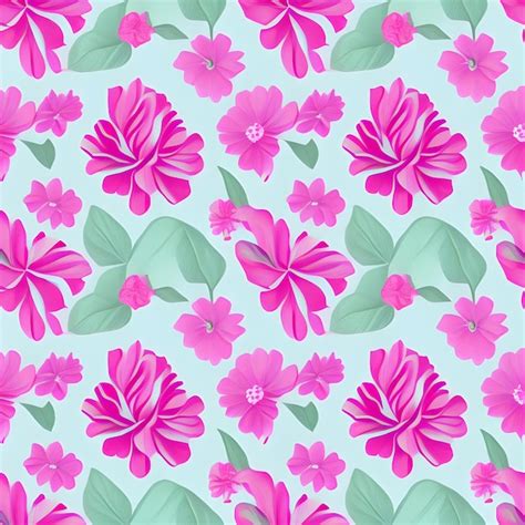 Premium Ai Image Seamless Small Flower Background Pattern Flowral