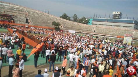 Maratha Morcha Gathering Crowd At Yeshwant Stadium In Nagpur Nagpur