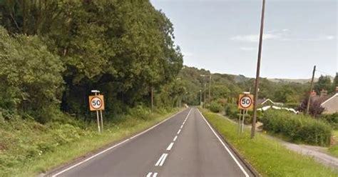Road Closed After Head On Crash Between Car And Bus In Swansea Valley