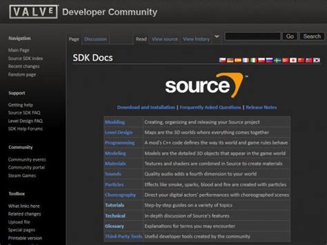 Warning Reports That The Valve Developer Website Hosts Source Sdk