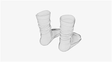 Long Socks Modeling 3d Model Cgtrader