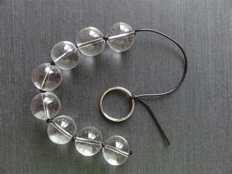 Glass Anal Beads Butt Plug With 8 Glass Vagina Balls Beads Sex Etsy