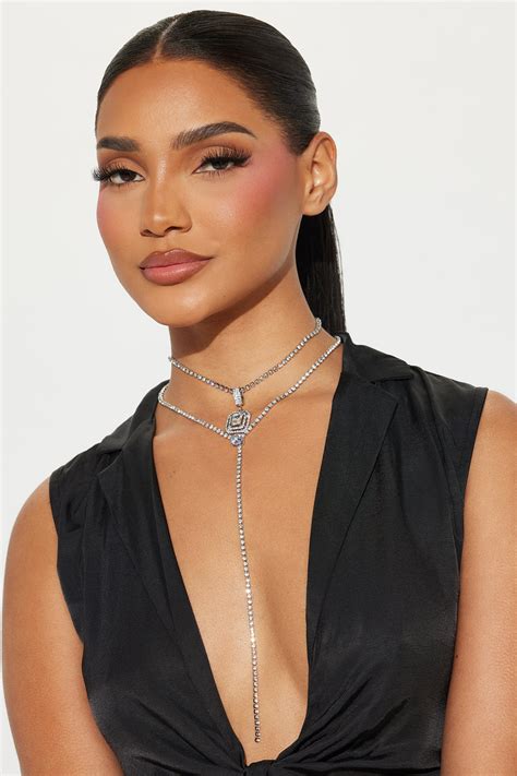 Just Teasing You Necklace Silver Fashion Nova Jewelry Fashion Nova