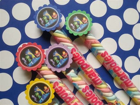 Disney Inside Out Marshmallow Party Favors Also Sheriff Callie Sofia The First Monsters Inc