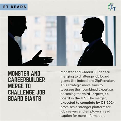 Monster And Careerbuilder Merge To Dominate Online Recruitment Edisontimes Consulting Llc