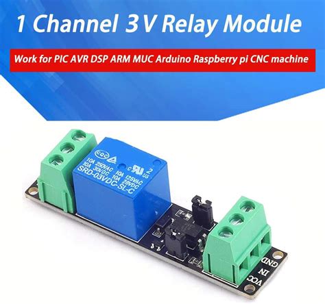 Buy V Relay Board Raspberry Pi Arduino Relay Module Channel Opto Isolate High Level Trigger