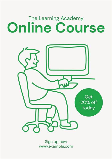 Online Course Poster Template Premium Photo Rawpixel