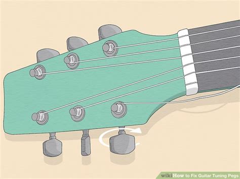 Simple Ways To Fix Guitar Tuning Pegs WikiHow