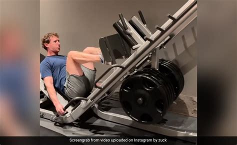 Video Mark Zuckerbergs Gym Workout 5 Months After Knee Surgery