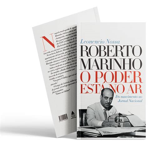 Roberto Marinho O Poder Está No Ar Loja Nova Fronteira Editora
