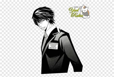 Masamune Takano Mangaka Yaoi Manga Pelo Negro Manga Png PNGEgg