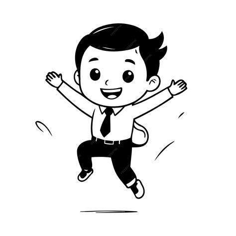 Premium Vector Business Illustration Black And White Doodle Style