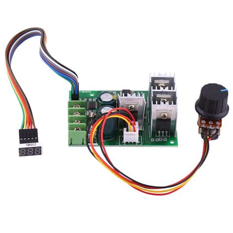 DC 6V 60V 30A Variable Motor Speed Controller With Digital Display BigaMart