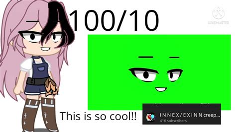 Trying And Rating Gacha Green Screen Facesgacha Club Youtube