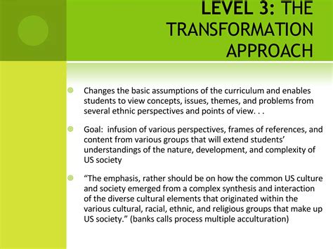 Week 11 Approaches To Multicultural Curriculum Reform Ppt