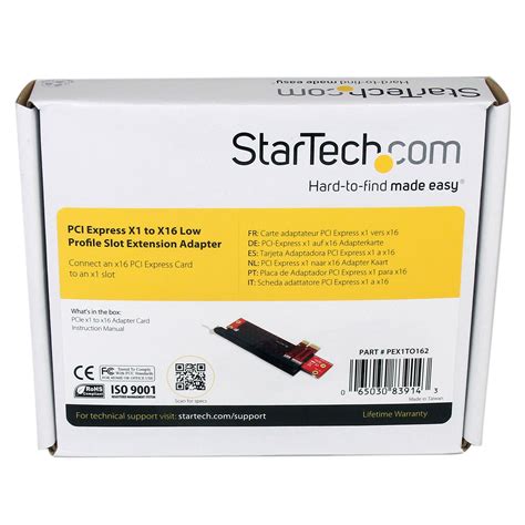 Buy Pci Express X1 To X16 Low Profile Slot Extension